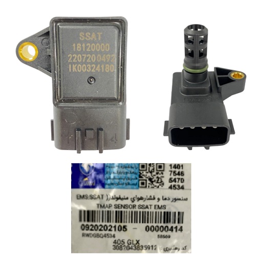 سنسور دما و فشار هوای منیفولد پژو 405 (EMS:SSAT ) - یدکی اورجینال